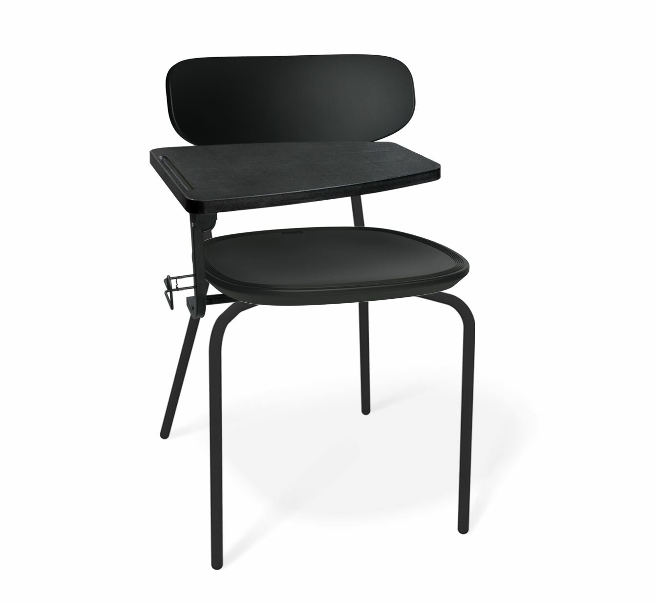 Конференц-стул Sheffilton SHT-S85М-RD-2 черный/черный муар Размеры: Высота 760мм Глубина 570мм Ширина 465мм