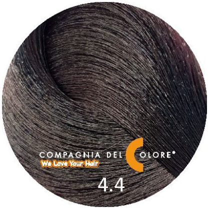 Compagnia del colore краска для волос 100 мл AMMONIA FREE 4.4