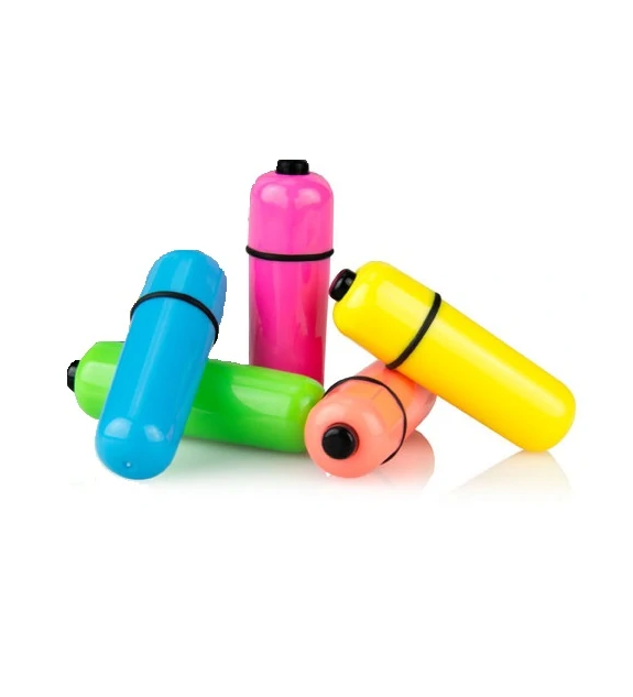 Вибратор INTLIFE "Мини Пуля", разноцветная, 5,5см х 1,7см, 10 режимов