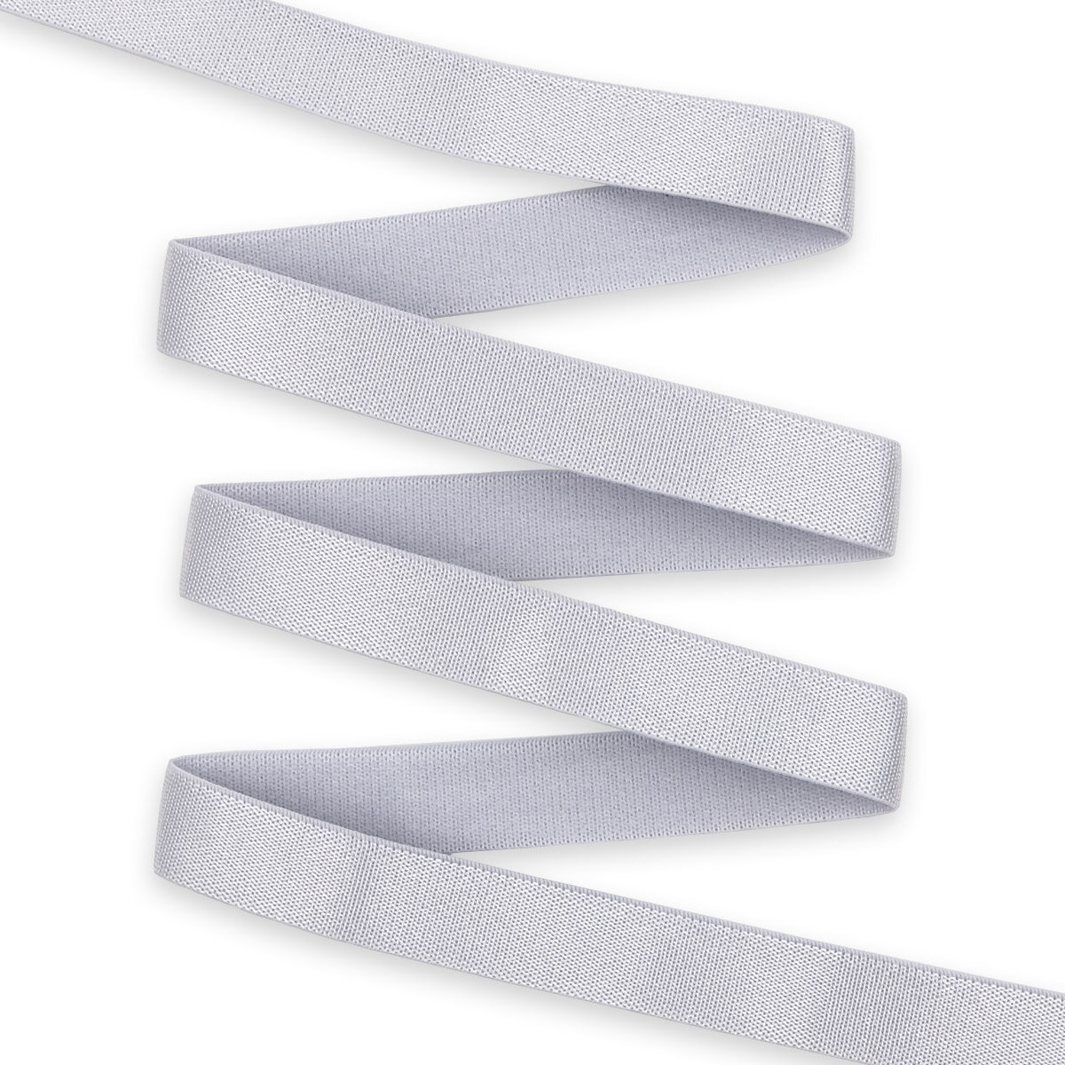 Резинка бельевая для бретелей, бретельная лента, 8,94 гр/м, эластичность 60%, 15мм*50м (светло-серый)