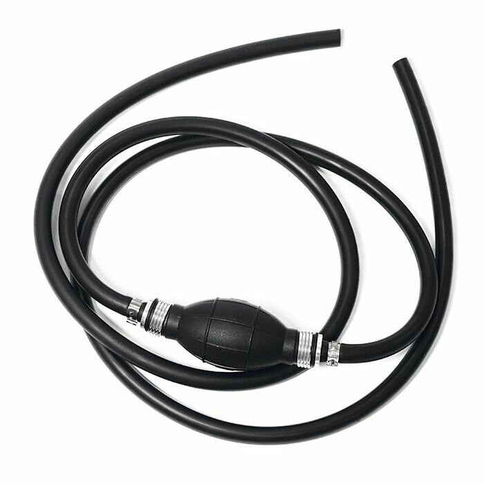 Шланг топливный 8мм с грушей без коннекторов, длина 213 см (SUNFINE)