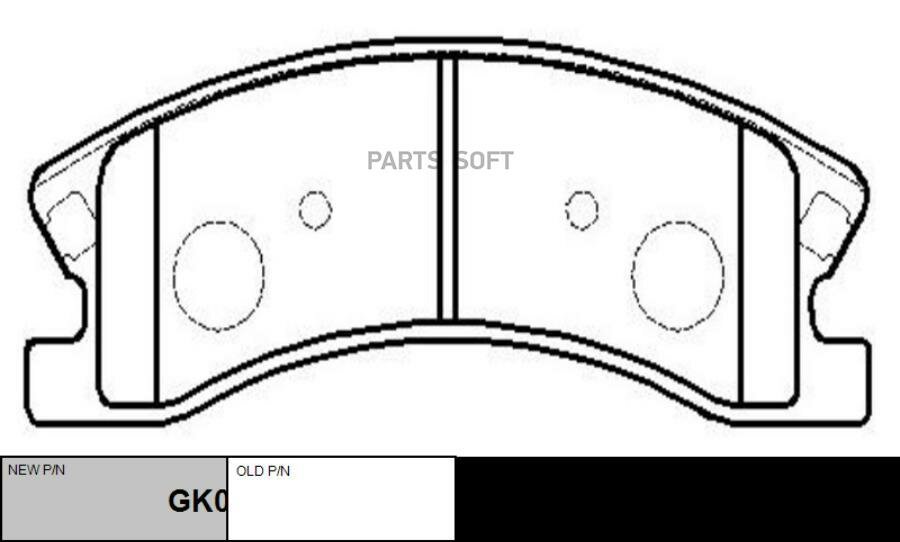 Колодки CTR арт. GK0103