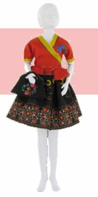 Набор для шитья одежды кукол "DressYourDoll" №4 S411-0102 Steffi Folk