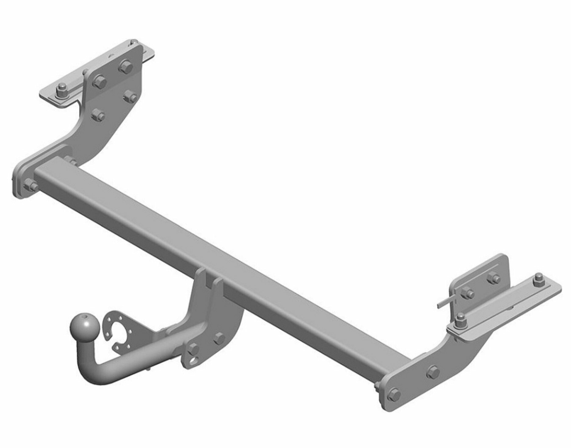 Фаркоп на FORD MONDEO (2015-) (без электрики, паспорт/сертификат в комплекте) Автос. FD 33