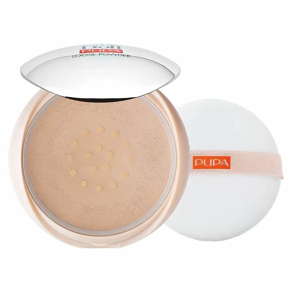 Пудра Pupa Make Up Like a Doll Loose Powder, Пудра рассыпчатая, 002