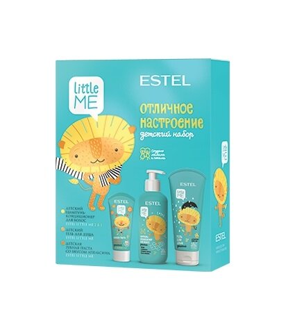 NLM/M Детский набор "Отличное настроение" ESTEL LITTLE ME ( ш 2 в 1 +гель душ+зуб паста апельсин)