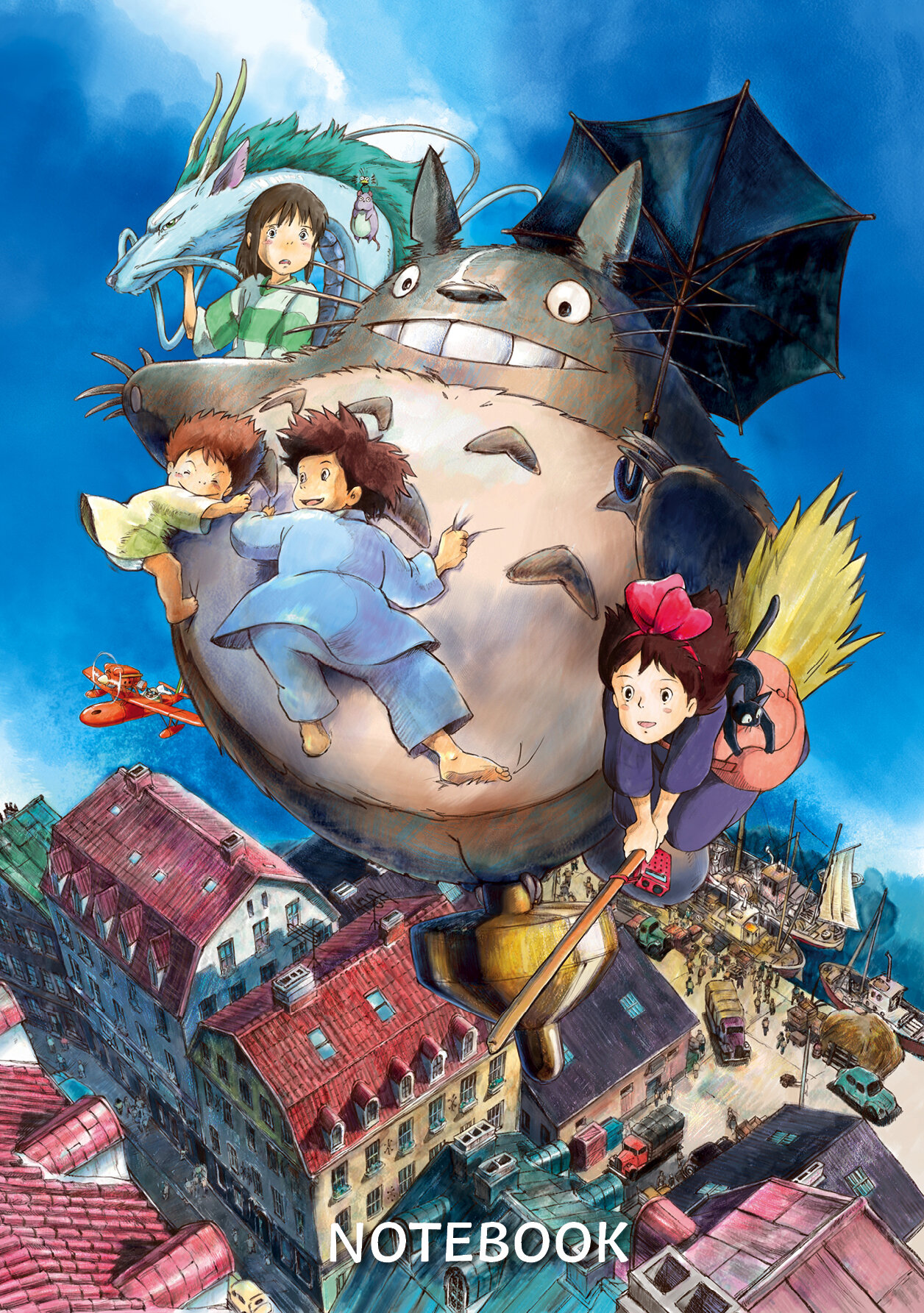 Блокнот. Шедевры Хаяо Миядзаки (формат А5, 160 стр, контентный блок)