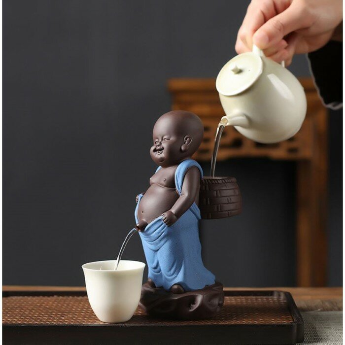 Фигурка керамика «Писающий мальчик», для чайной церемонии, 16×8 см