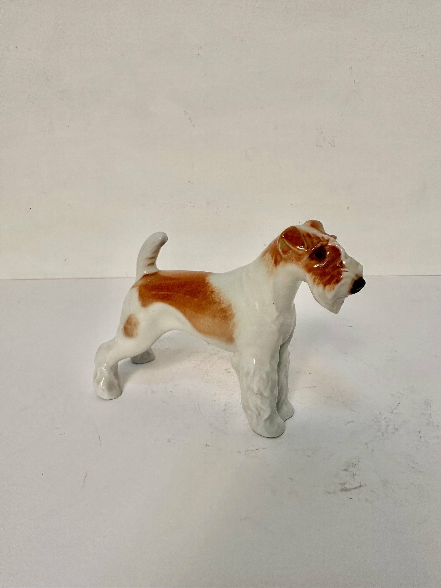 Фарфоровая статуэтка, ЛФЗ, Терьер