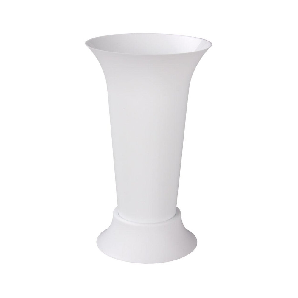 Вазон под срезку 3л белый d18,5см/12