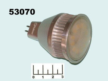 Лампа светодиодная 220V 6W MR16 GU5.3 4000K белый 12LED Pulsar