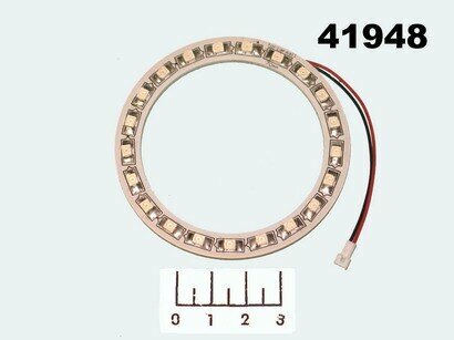 LED Angel Eyes 7см 12V красный 1210 21 светодиод