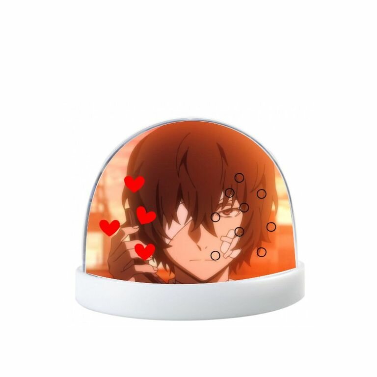 Водяной шар Великий из Бродячих Псов, Bungou Stray Dogs №4, Сердца-блестки