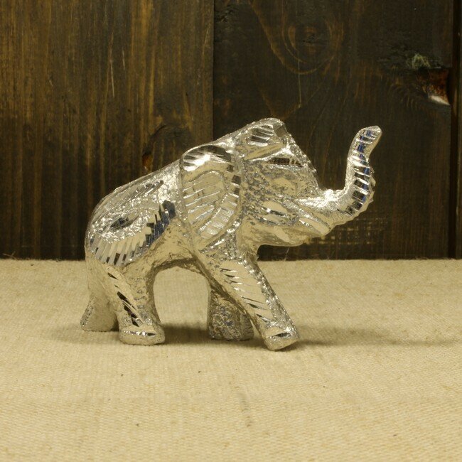 Слон алюминиевый светлый #2