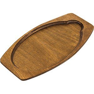Подставка для сковор. 4020499 овал. дерево; коричнев. (Lodge)