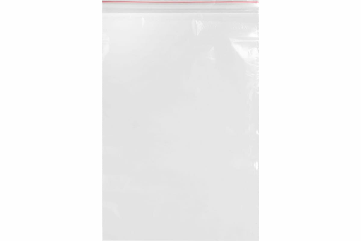 Staff Пакеты с замком Zip-lock зиплок, комплект 100 шт, 20x30 см, Пвд, толщина 35 мкм, , 608168