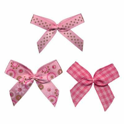 "Annet" BDR набор текстильных бантиков 5 х 20 шт 102 розовый