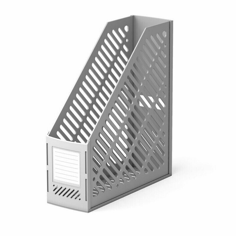 Накопитель вертикальный Erich Krause сборный, серый (комплект 3 штуки)