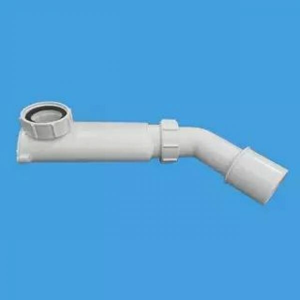 Сифон для раковины McAlpine горизонтальный "сухой" 40 мм (WV-1-50-T135)