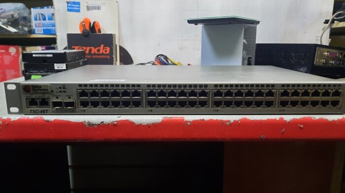 Коммутатор Telco Systems T5C-48T 1U Rack 10/100/1000 БП 220V