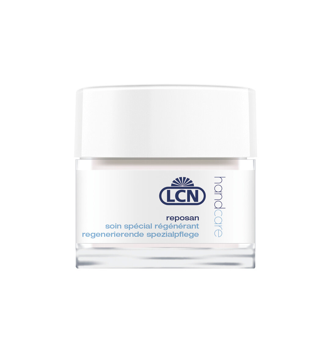 Крем-уход LCN Reposan, для рук, с маслом ши, пантенолом, антибактериальный, 50мл