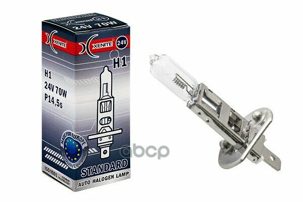 Лампа! галогенная H1 P14.5s 24V 70W STANDARD (упак. 1шт.) Xenite арт. 1007128