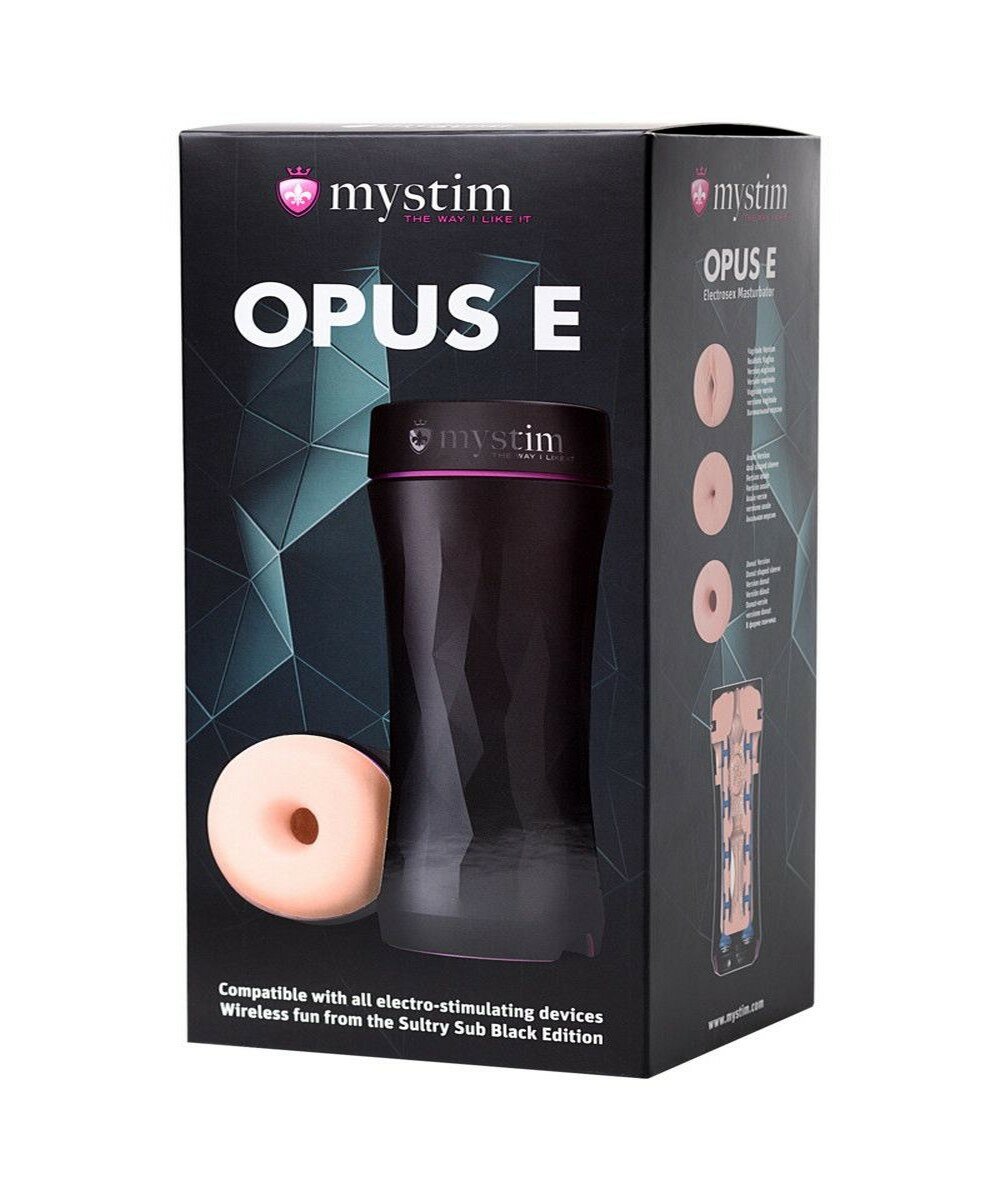 MYSTIM Мастурбатор с электростимуляцией Opus E - DONUT VERSION
