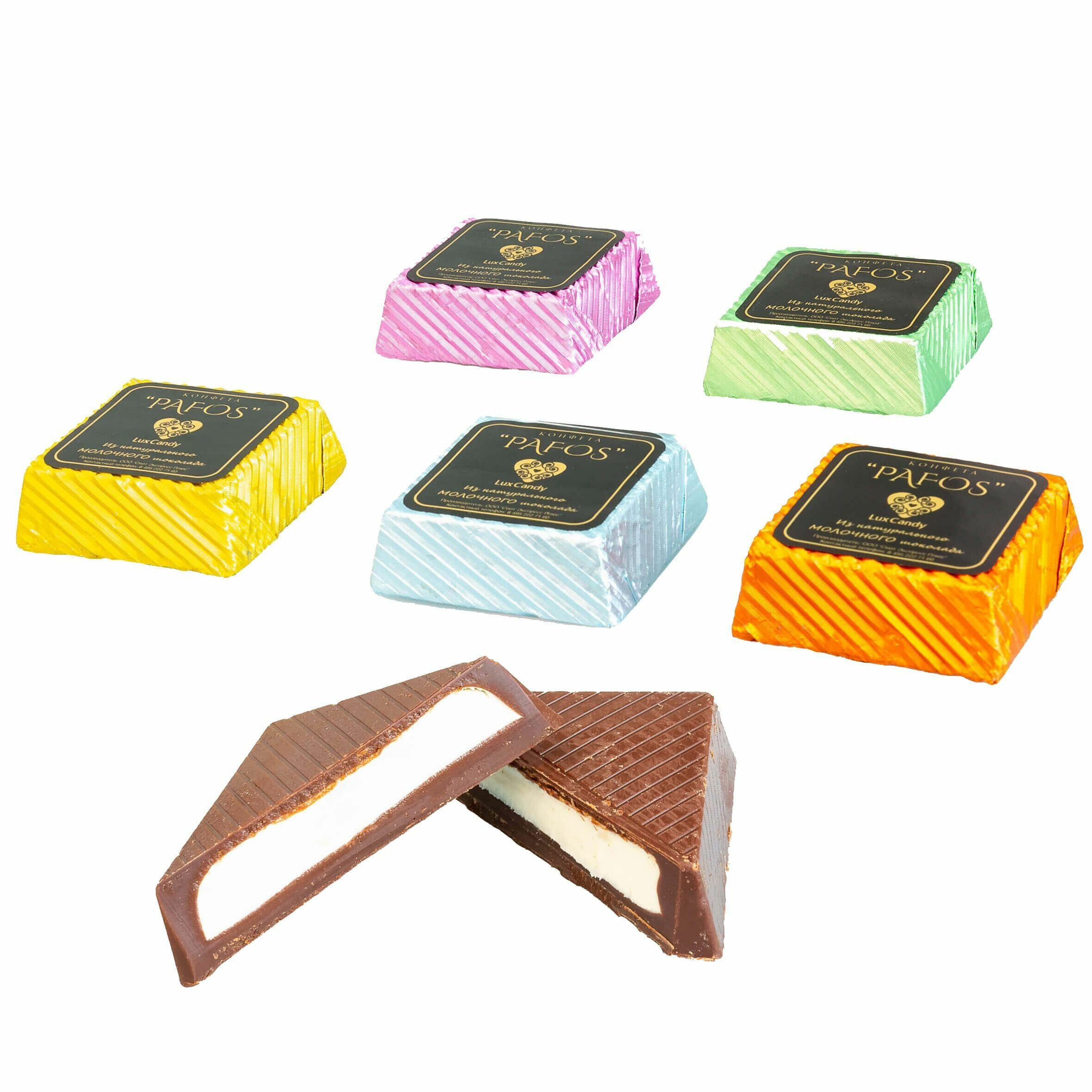 Конфета PAFOS гофрэ ТМ Lux Candy, 500 г.