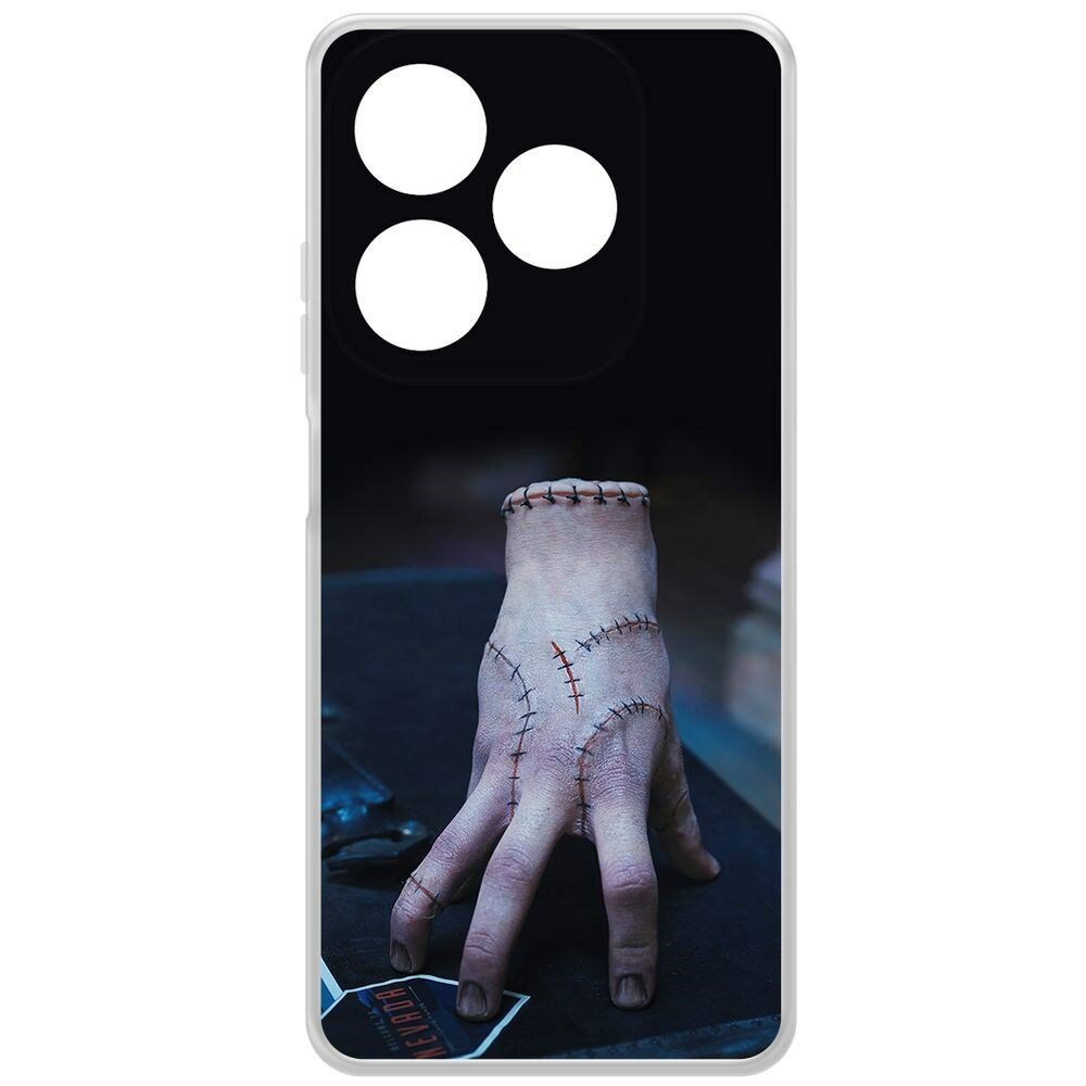 Чехол-накладка Krutoff Clear Case Уэнсдей Аддамс - Вещь для INFINIX Smart 8