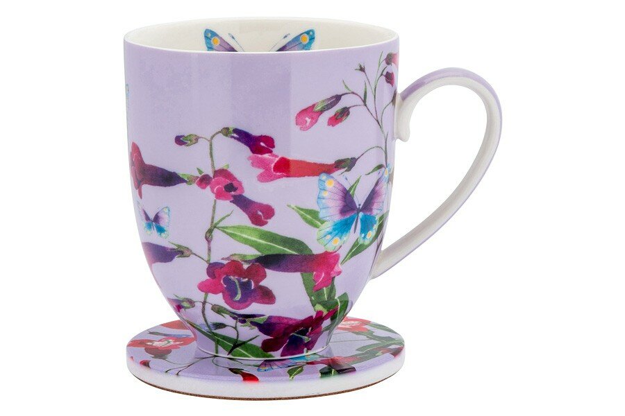 Кружка с подставкой Пенстемоны, 0,4 л (Maxwell&Williams)