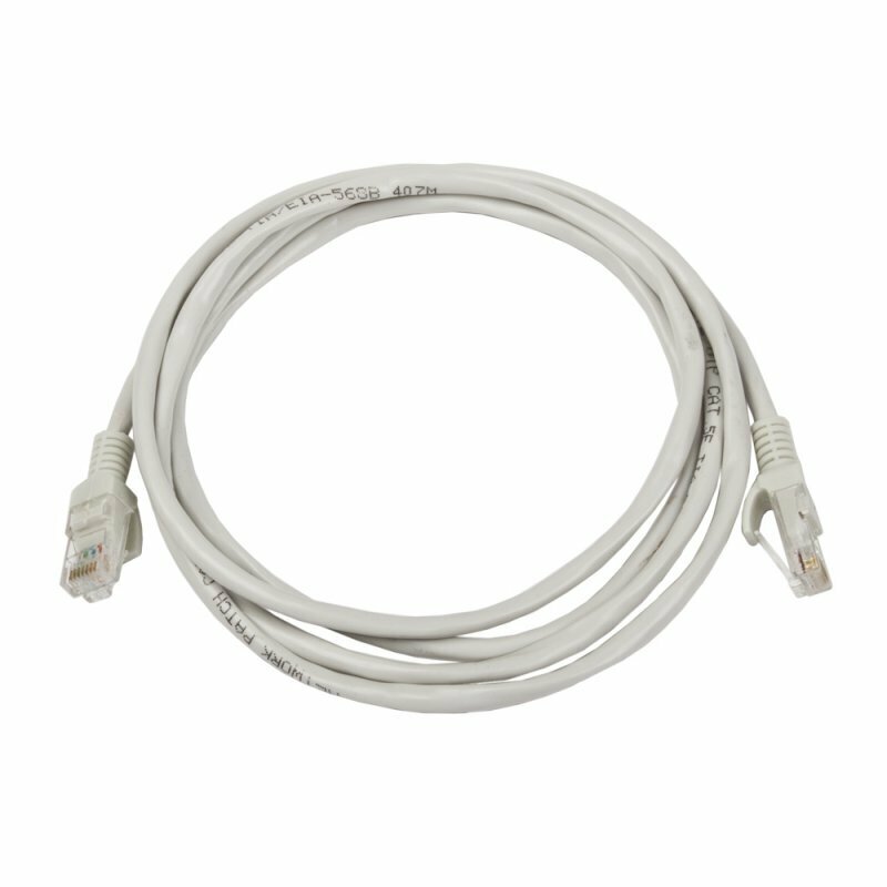 Кабель подключения к локальной сети RJ45б 4х парный (8жил) 5е, 1.8 метра