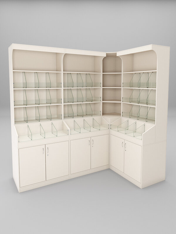 Комплект стеллажей "ко" №3, Крем Вайс. Производитель товара - компания Westcom.