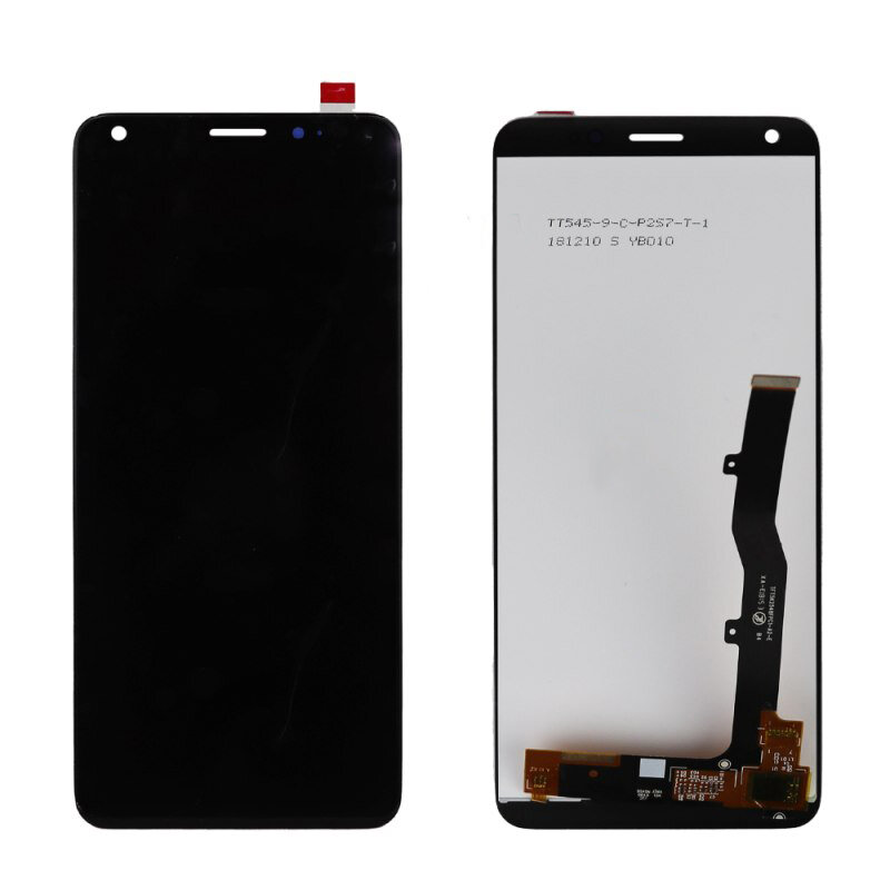 Дисплей (экран) в сборе с тачскрином для ZTE V9 Vita черный (High Quality) / 1440x720