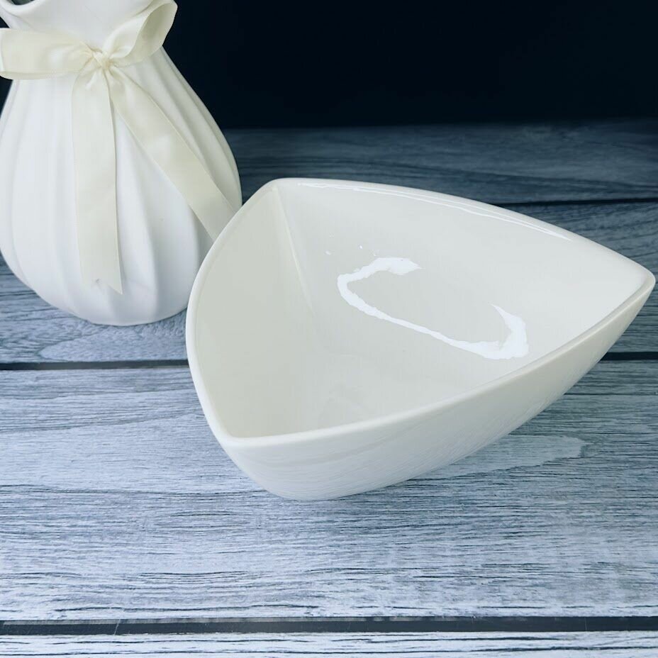 Салатник 20,5см Bianco Lenardi в подарочной упаковке фарфор