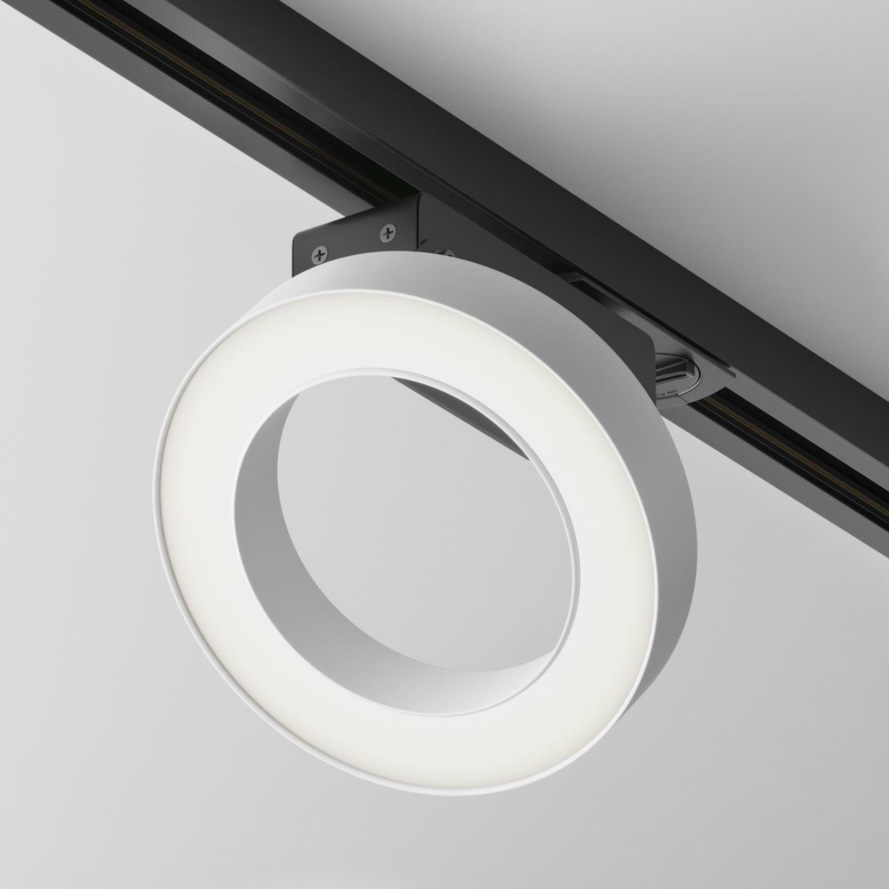 Светильник трековый, спот Technical Rim, TR044-1-12W4K-W, Стиль Техно, 12W, LED