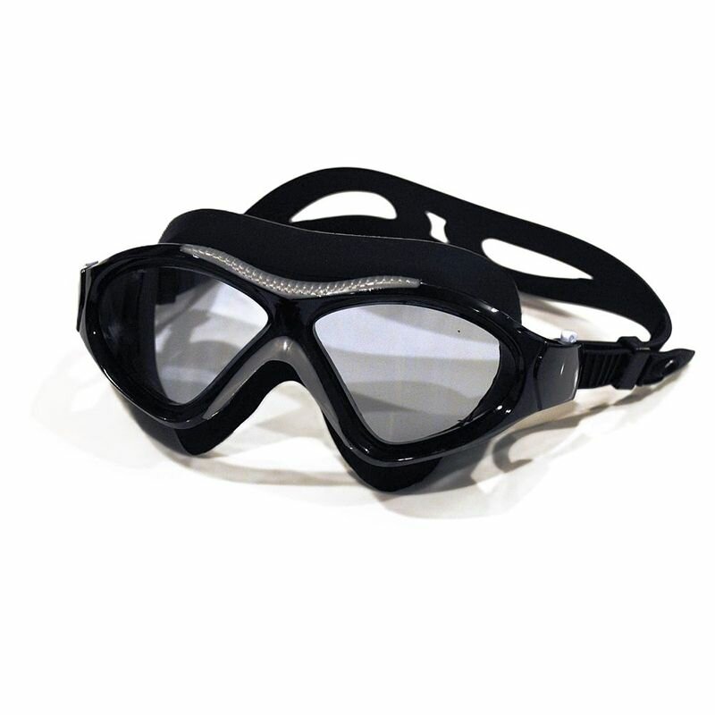 Очки-маска для плавания Cupa Lapa LSG-718, затемненные линзы, черный/серый