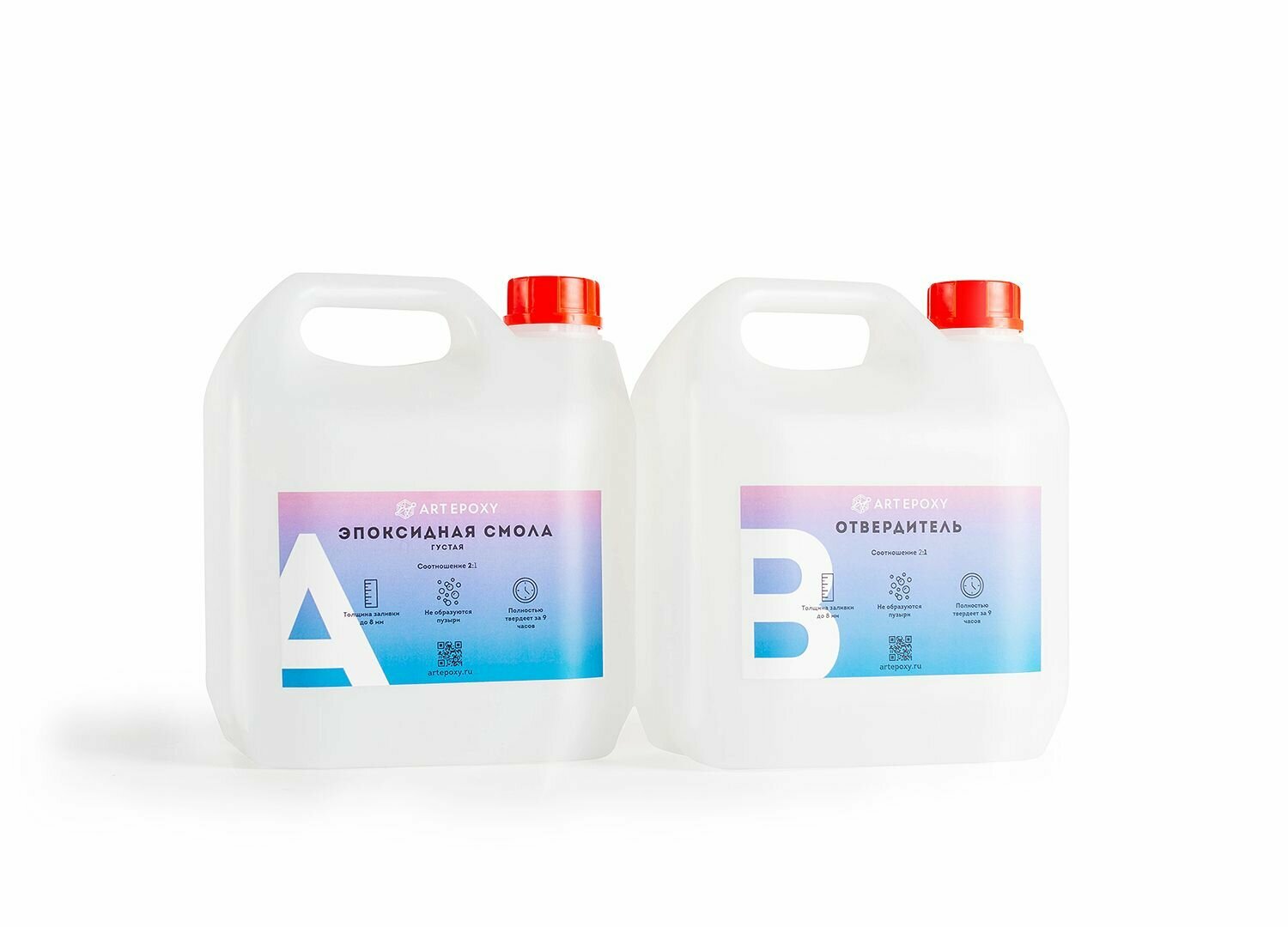 Эпоксидная смола для творчества прозрачная ArtEpoxy Густая 5кг