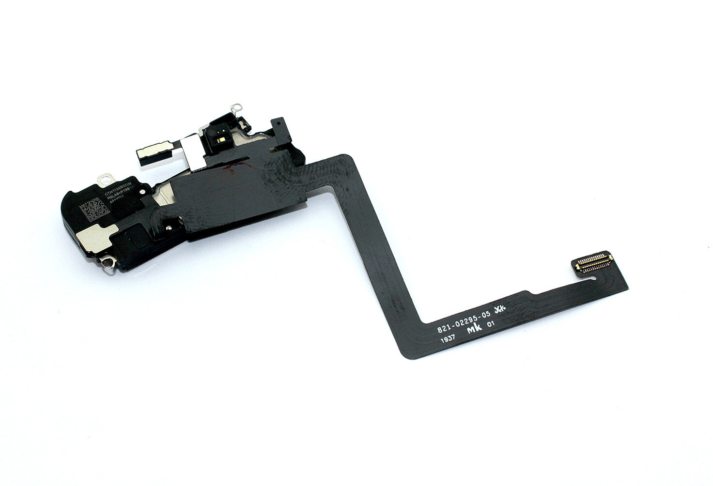 Динамик верхний (слуховой, speaker) для телефона Apple iPhone 11 Pro Max, в сборе со шлейфом