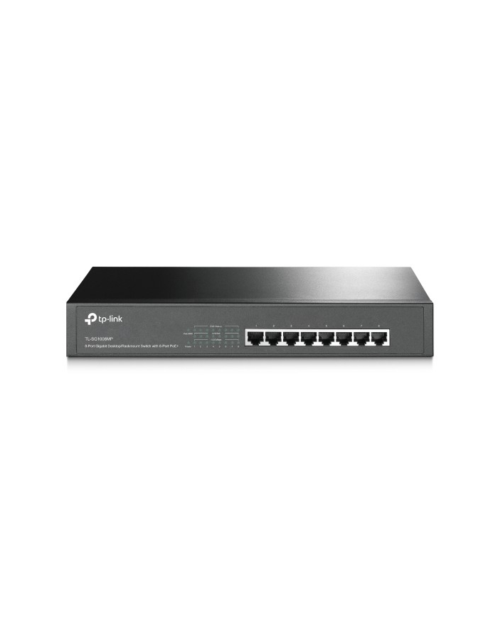 TP-Link TL-SG1008MP 8-портовый настольный/монтируемый в стойку гигабитный коммутатор с 8 портами PoE+