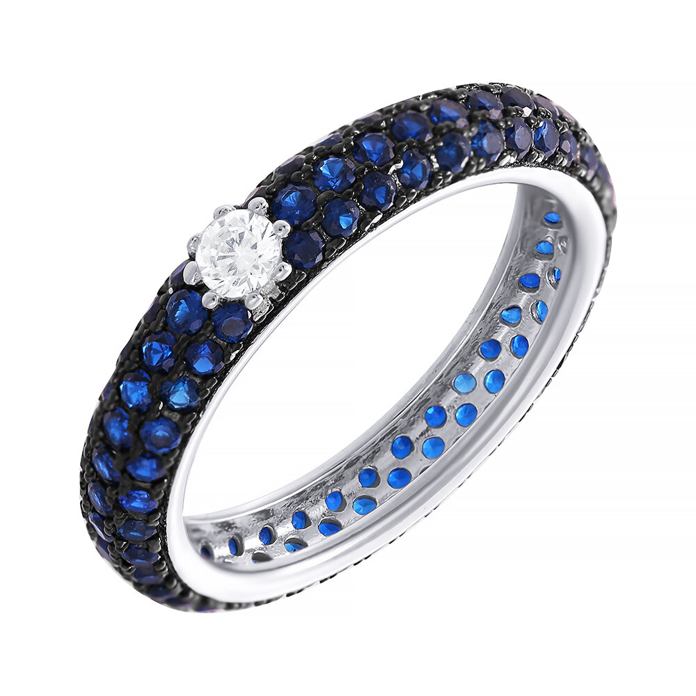 Кольцо, серебро, 925 проба