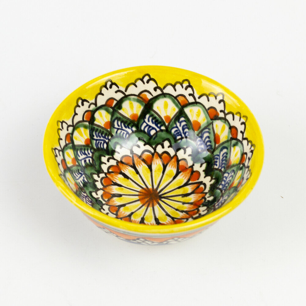 Пиала 10 см, жёлтая