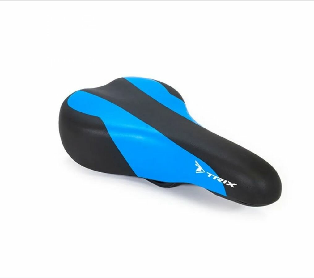 Седло TRIX детское 230х140 мм, черно-синее