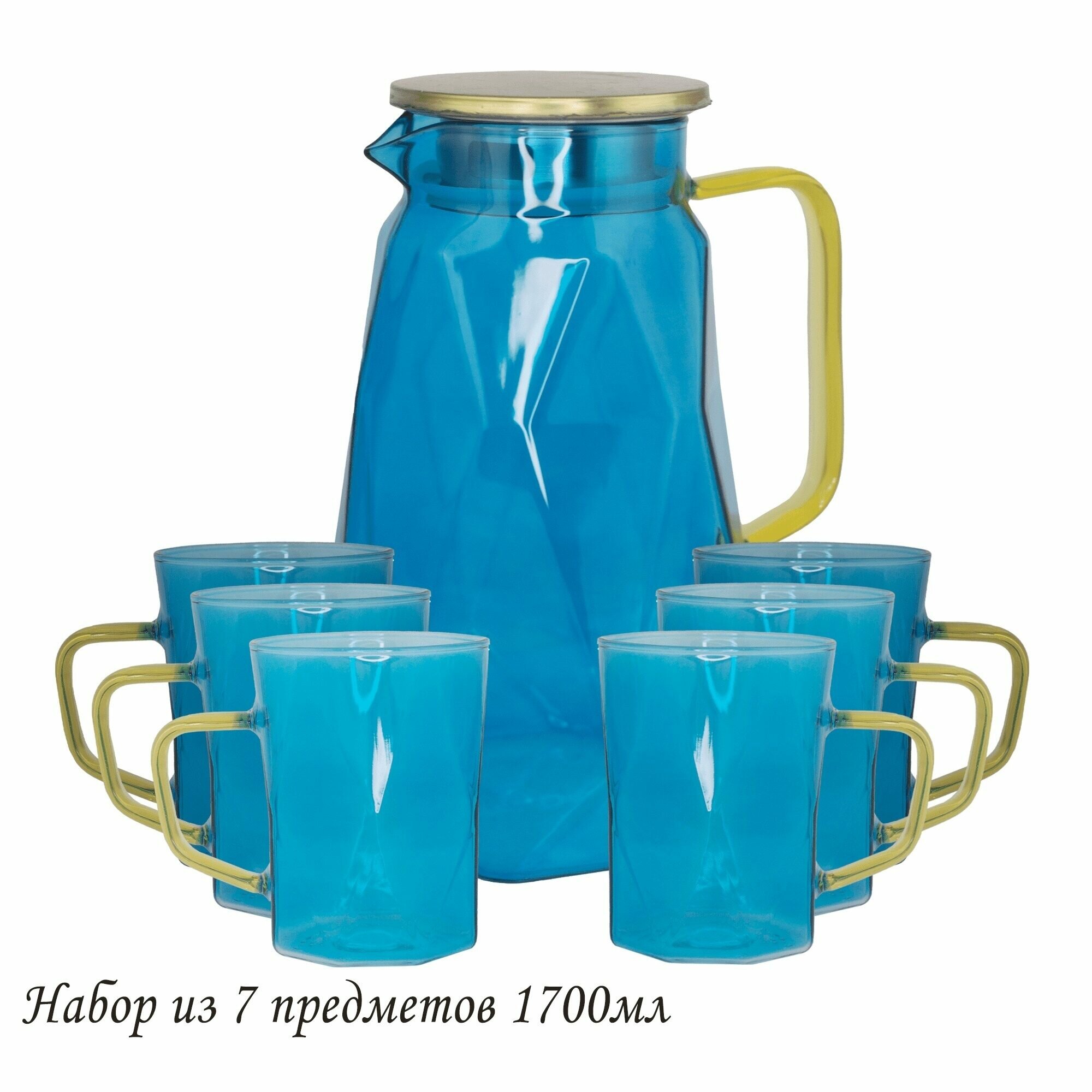 Набор графин 1700мл и 6 стаканов