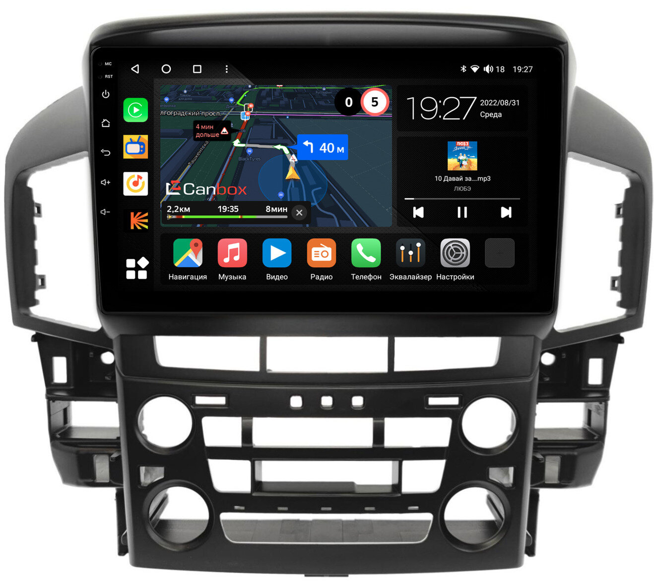 Штатная магнитола Canbox M-Line 4542-9-0529 Lexus RX 300 1997-2003 (авто без CD) Android 10 (4G-SIM, 4/64, DSP, QLed)