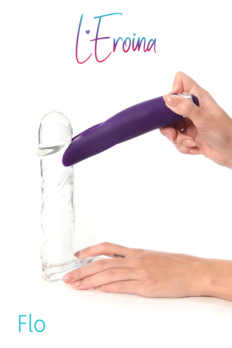 Вибростимулятор L'EROINA by TOYFA Flo, силикон, фиолетовый, 18,5 см L'eroina Вибростимулятор L'EROINA by TOYFA Flo, силикон, фиолетовый, 18,5 см