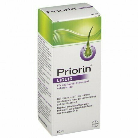 Priorin, спрей для роста и укрепления волос, для тонких и поврежденных, 50мл