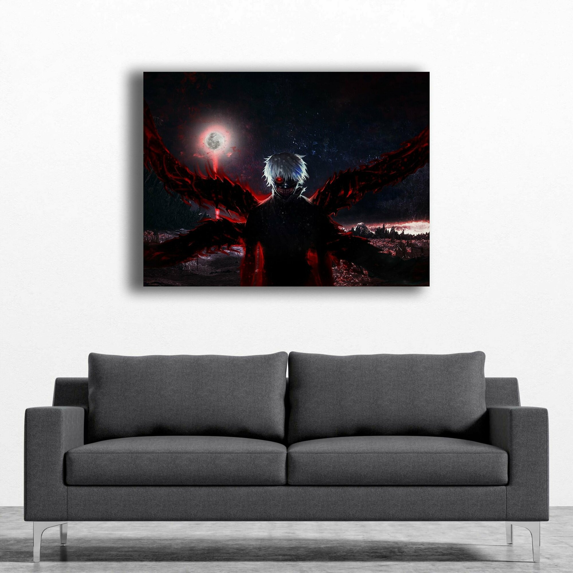 Интерьерная картина на холсте / dead inside / zxc 50*70