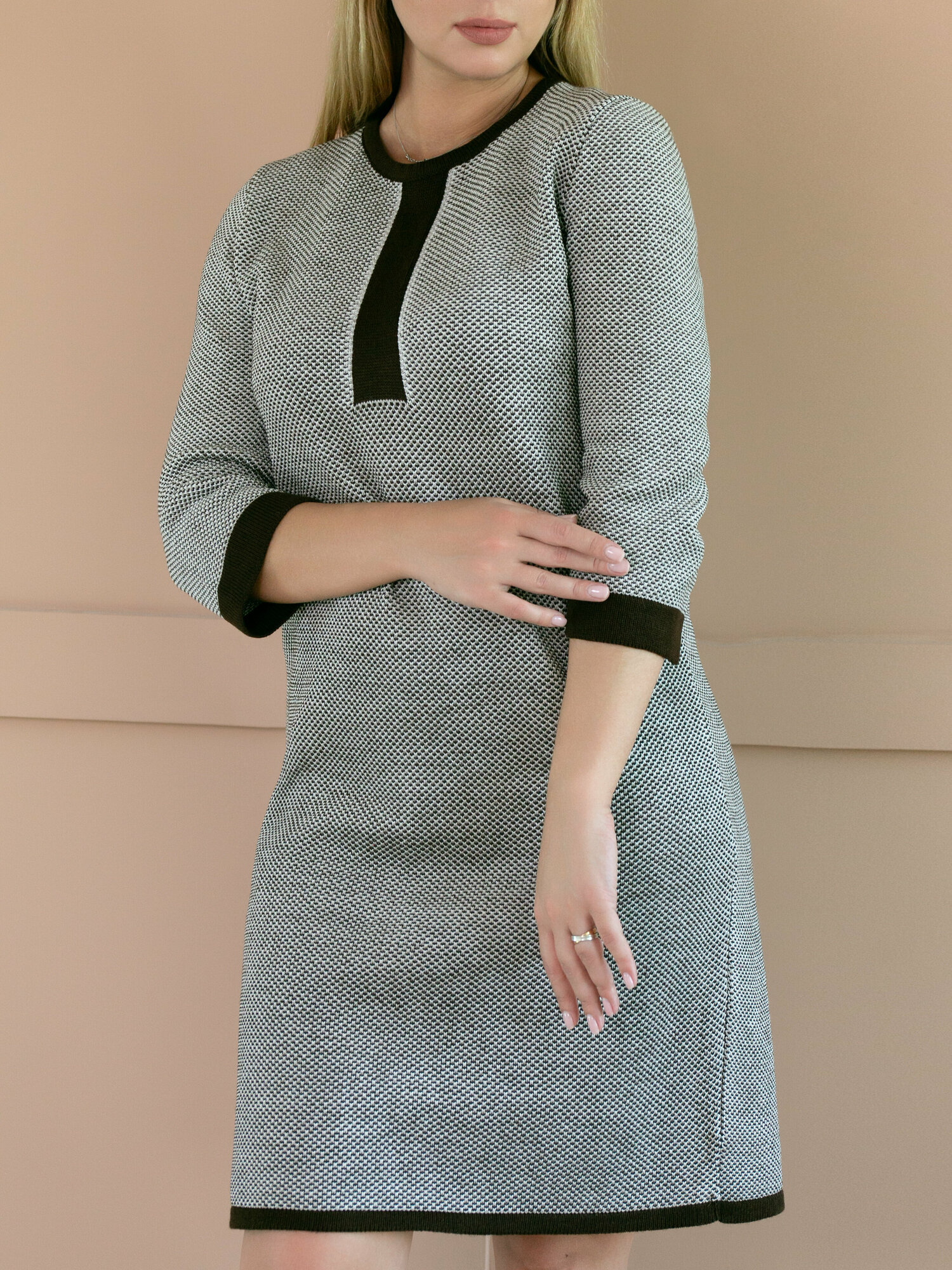 Платье трикотажное