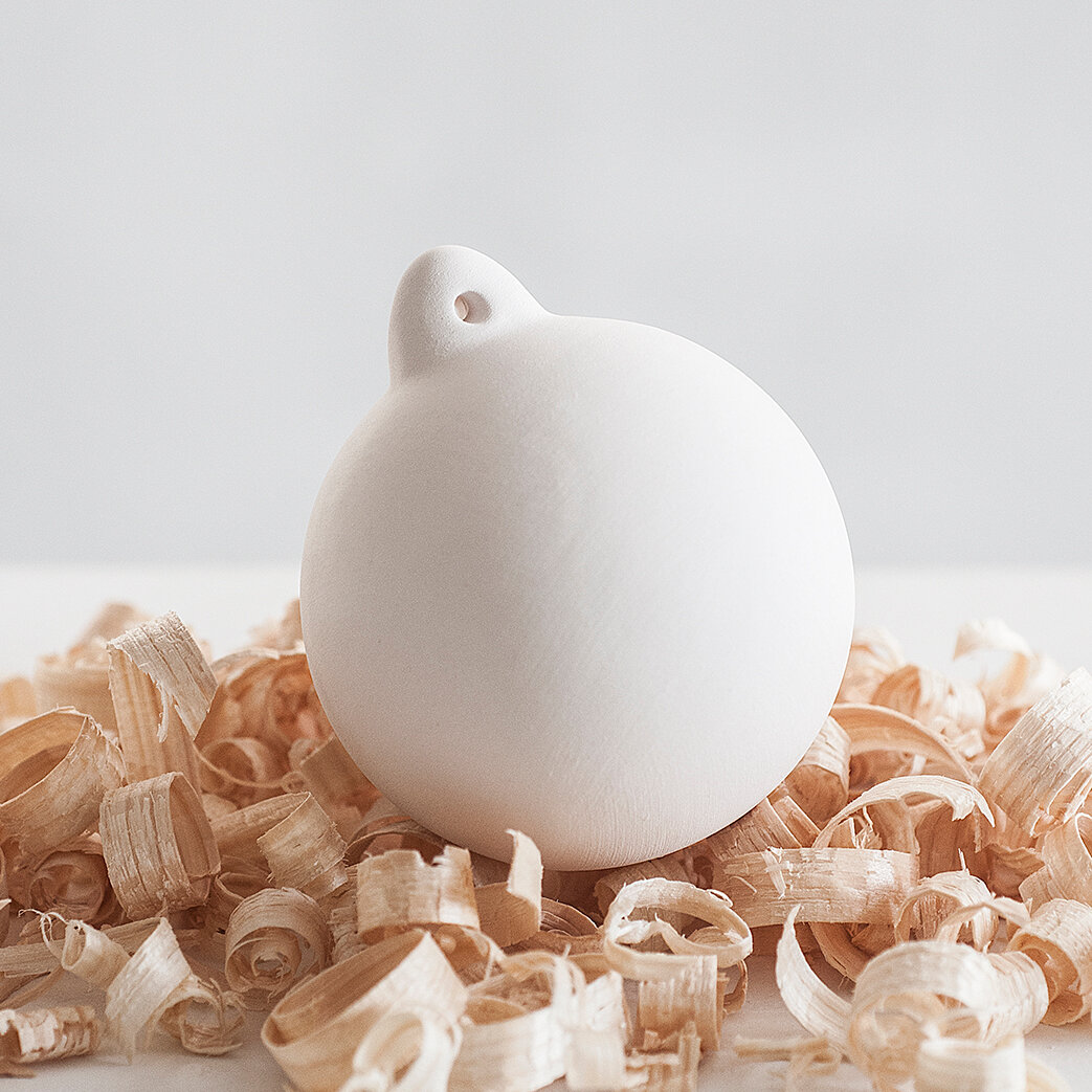 Фигурка для росписи "Ёлочная игрушка шар"