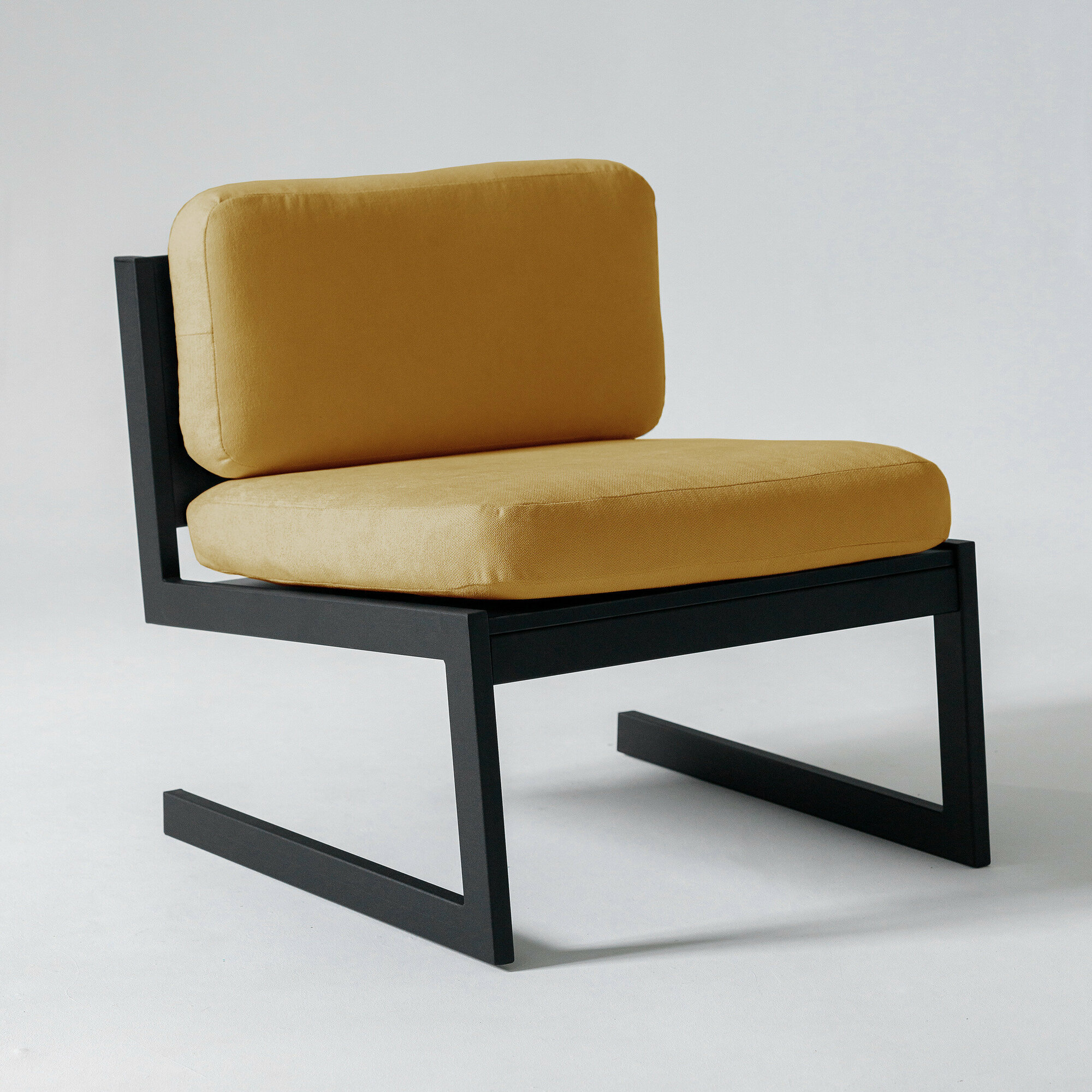 Кресло лофт Bengal 65х72х70 см, обивка: велюр, цвет: омега 56, на кухню, в офис, в прихожую, на балкон, в кафе, в салон красоты, прямой